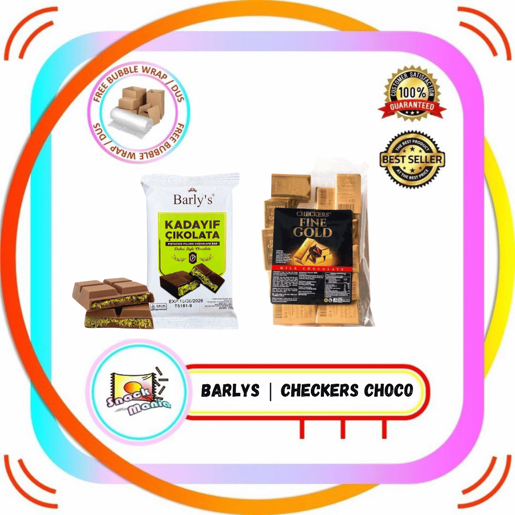 Jual Barly's Kadayif Cikolata Pistachio Filling Chocolate Bar ~ 70 gr ...