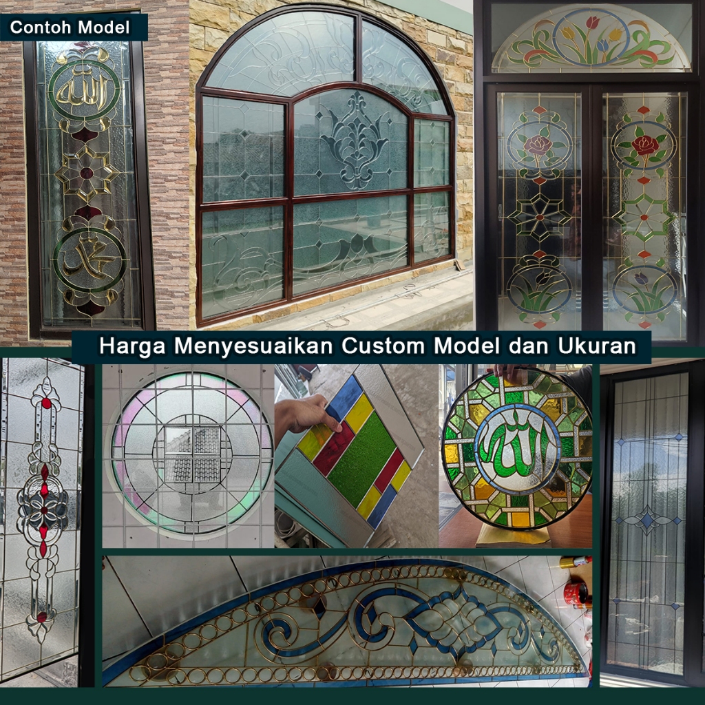 Jual Kaca Patri Berkualitas / Kaca Patri Custom / Kaca Inlay / Kaca ...