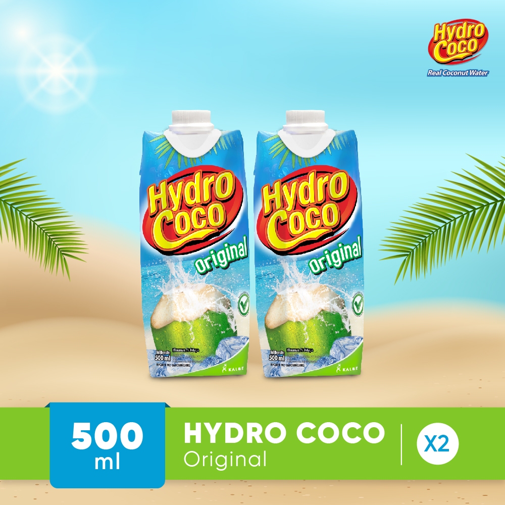 Jual Hydro Coco Kemasan 500ml - Isi 2 | Shopee Indonesia