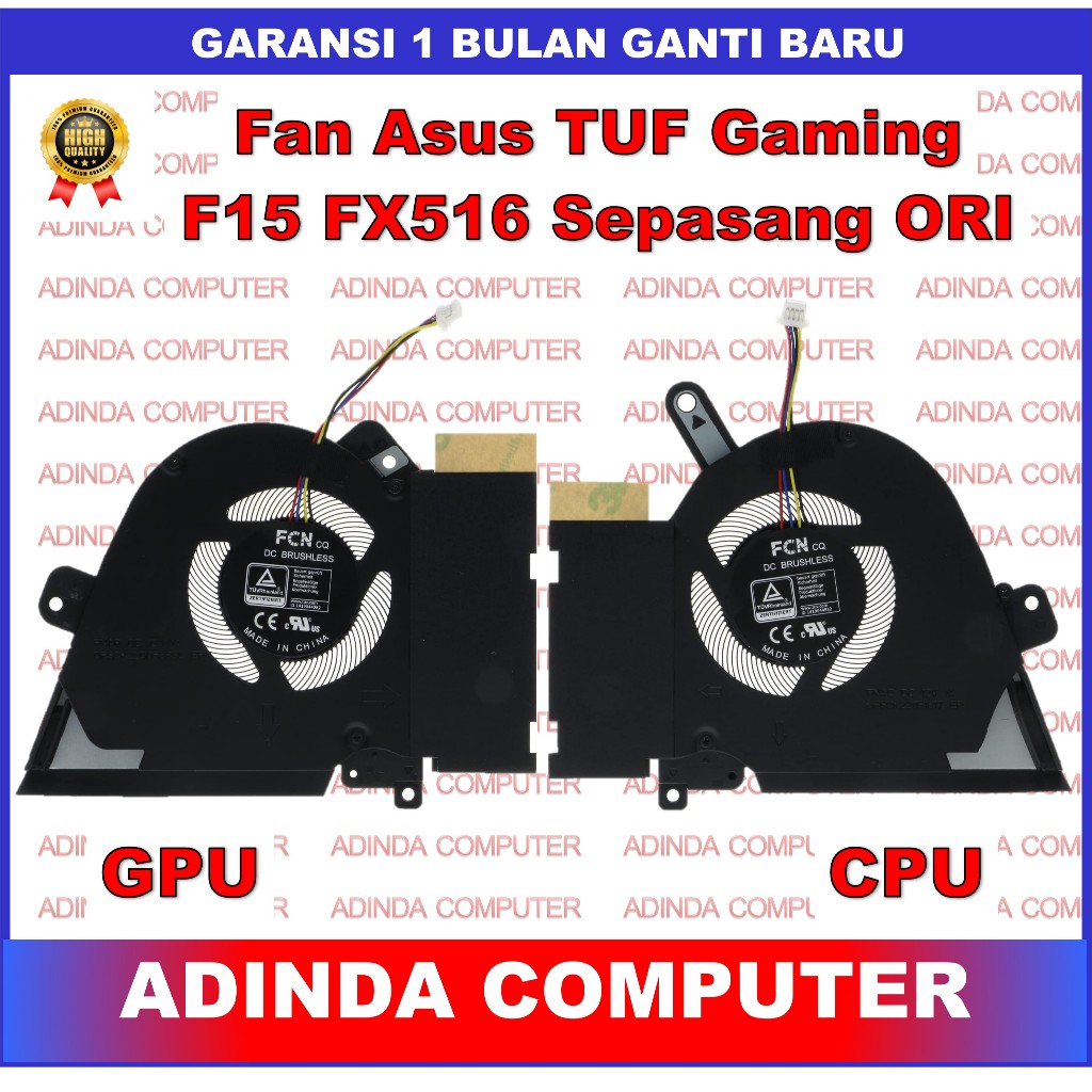 Jual Fan Asus TUF Gaming Dash F15 FX516 FX516P FX516PC FX516PE Sepasang ORI | Shopee Indonesia