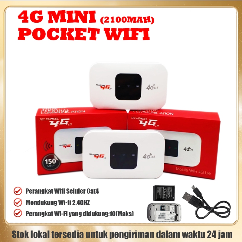 Jual Modem Wifi Telkomsel Mifi 4G LTE 150Mbps Unlock Operator WiFi ...