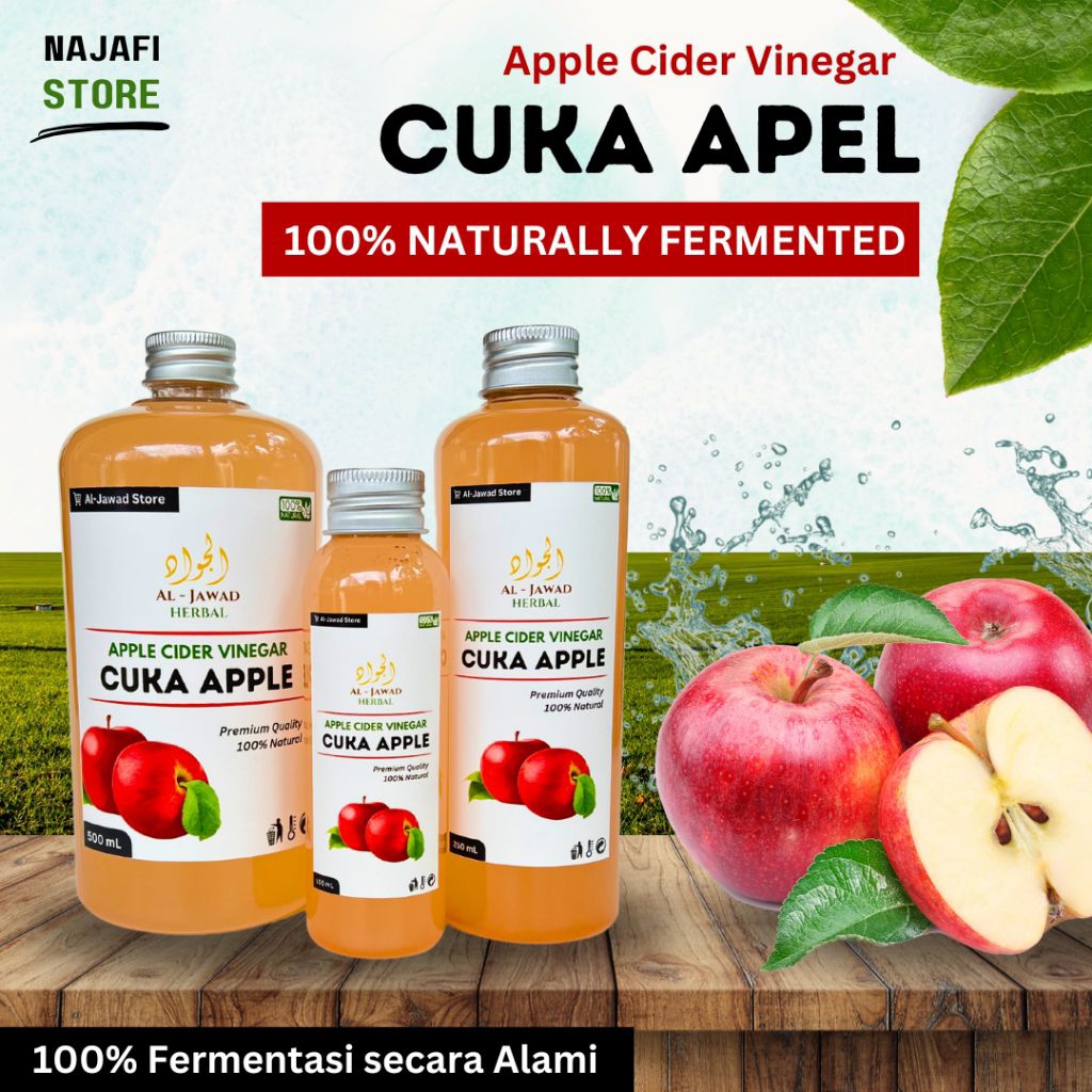 Jual Toner Cuka Apel Original l Apple Cider Vinegar Organik with Mother ...