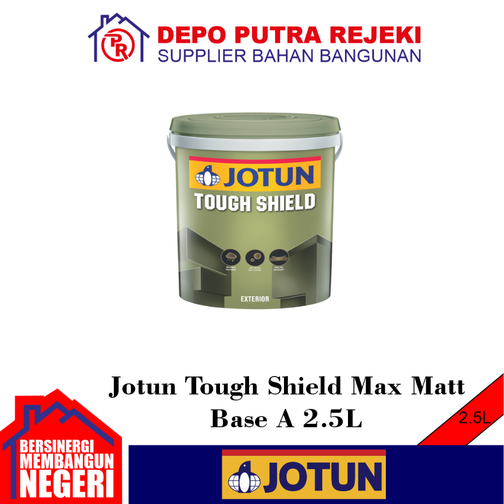 Jual Jotun Tough Shield Max Matt Exterior Base A 2.5L | Shopee Indonesia