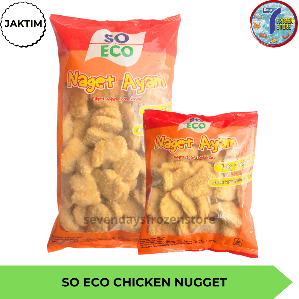 Jual So Eco Chicken Nugget | Naget Ayam Kombinasi 500 Gr & 1 Kg ...