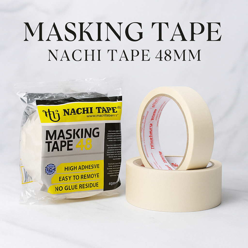 Jual Isolasi Kertas NACHI 48MM x 20 Yard – Masking Tape Alat Tulis ...