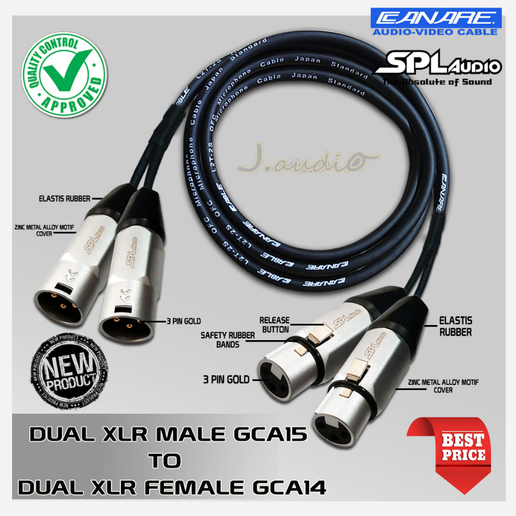 Jual JAPAN STANDARD - Kabel audio / kabel sound terbaik 2x XLR male ...