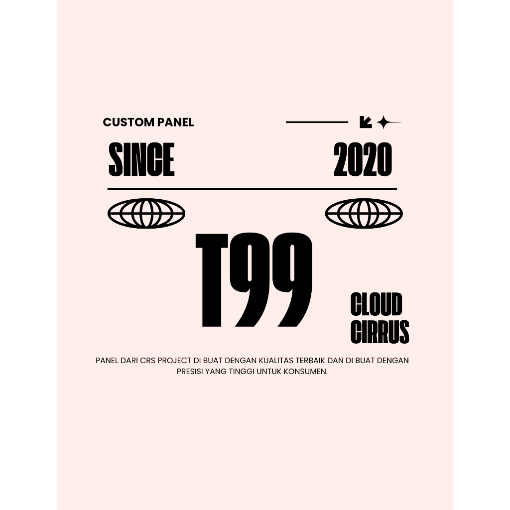 Jual Panel Custom T99 Premium full presisi By Cirrus | Shopee Indonesia