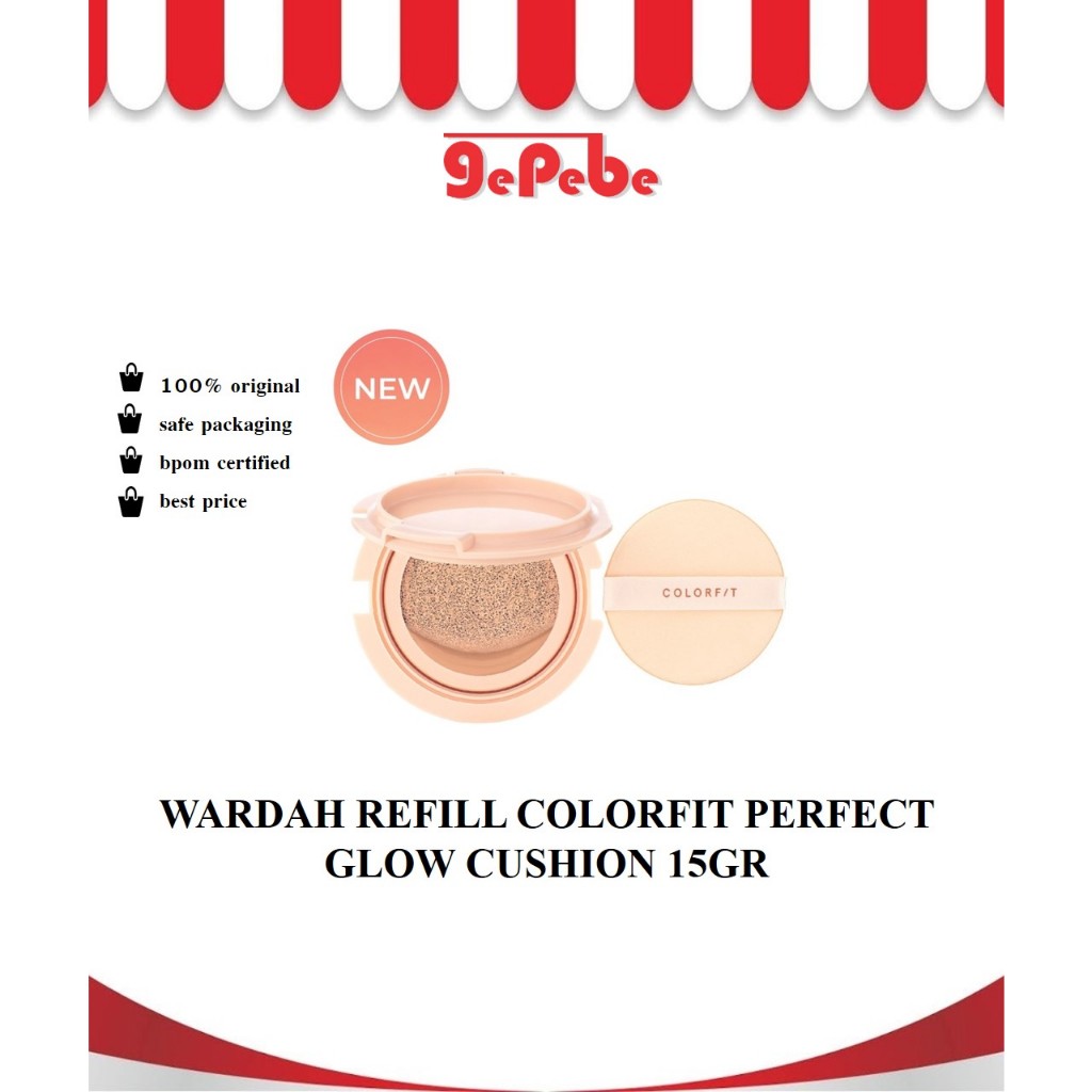 Jual Wardah Refill Colorfit Perfect Glow Cushion 15gr | Shopee Indonesia