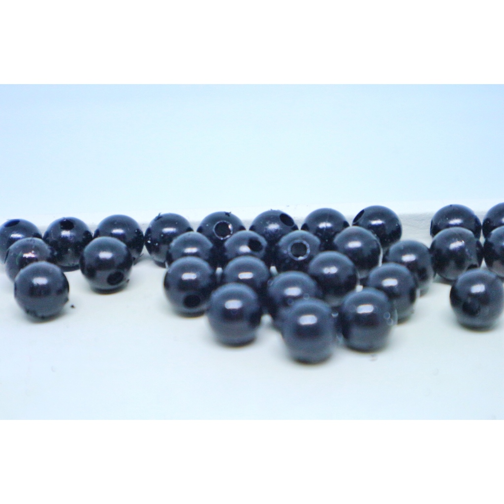 Jual 10gr MANIK MUTIARA RINGAN HITAM 8MM | Shopee Indonesia