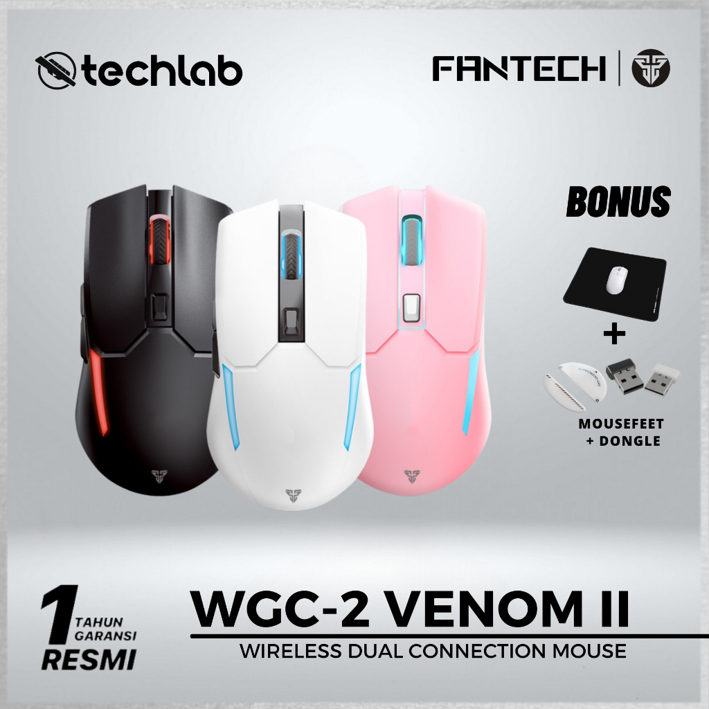 Jual Fantech WGC2 Venom II Mint Edition Gaming Wireless Mouse | Shopee ...