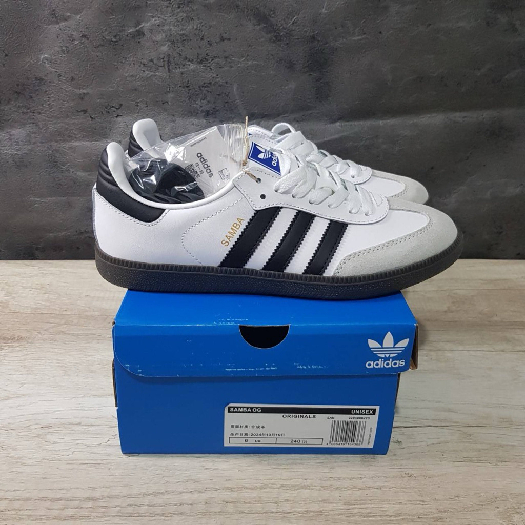Jual Sepatu Adidas Samba OG Unisex White Black (100% Original) | Shopee ...