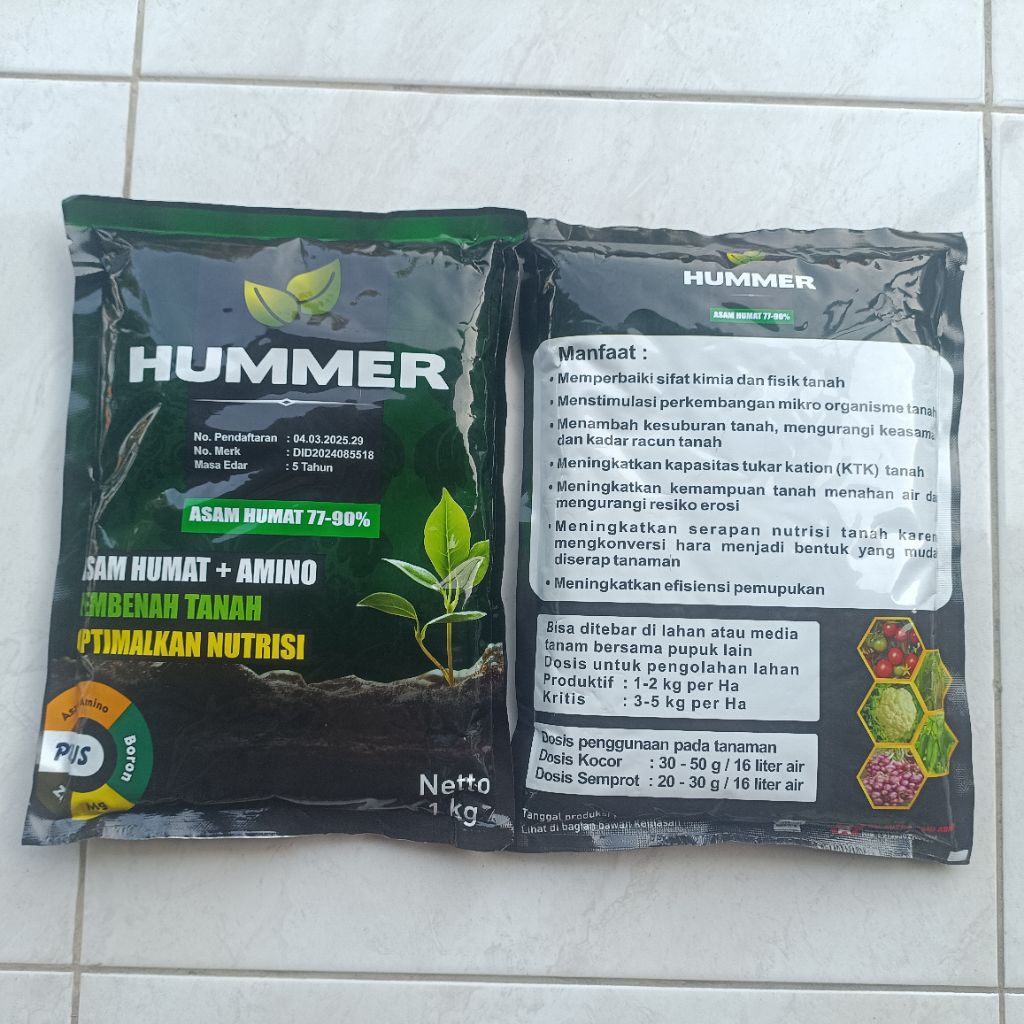 Jual Asam Humat + Amino Hummer 1 kg | Shopee Indonesia