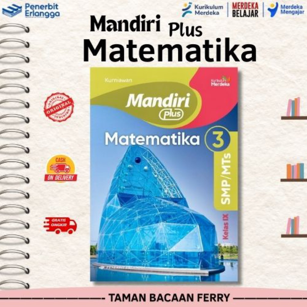 Jual Buku Mandiri Plus Matematika SMP/MTs Kelas 3 - Penerbit Erlangga | Shopee Indonesia