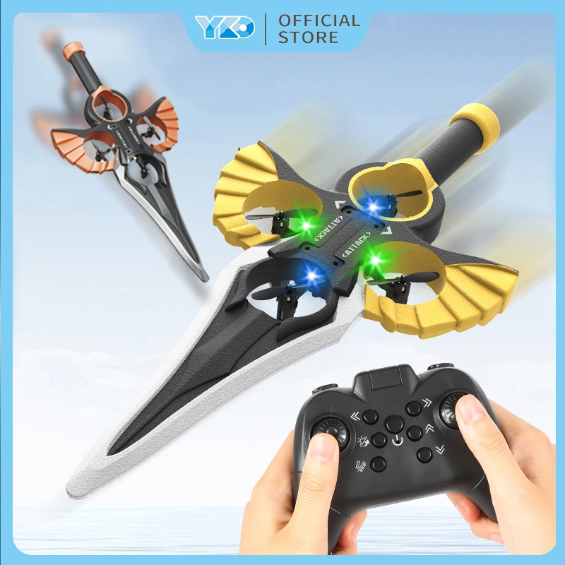Jual YKO Flying Mainan Pesawat Terbang RC Drone Stunt 360° Remote ...