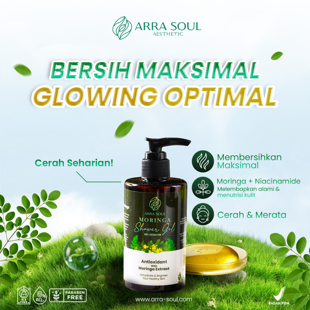 Jual Moringa Shower Gel 250ml | Sabun Mandi Cair Wangi Tahan Lama ...
