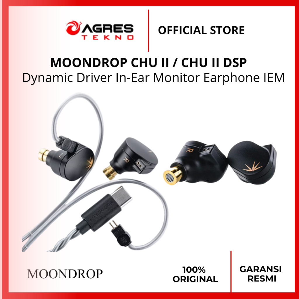 Jual MOONDROP CHU II / CHU 2 DSP Dynamic Driver In-Ear Monitor Earphone IEM | Shopee Indonesia