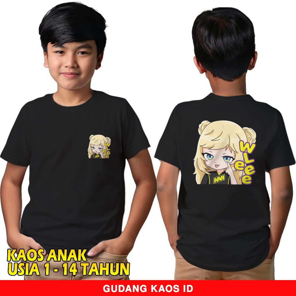 Jual Gudang Kaos Emote Navi Wleee - Baju Anak Usia 1-14 Tahun - Baju ...
