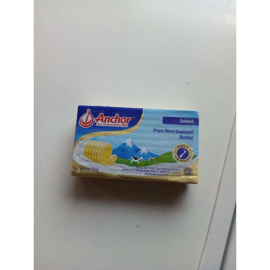 Jual Anchor Salted Butter 200gr | Shopee Indonesia