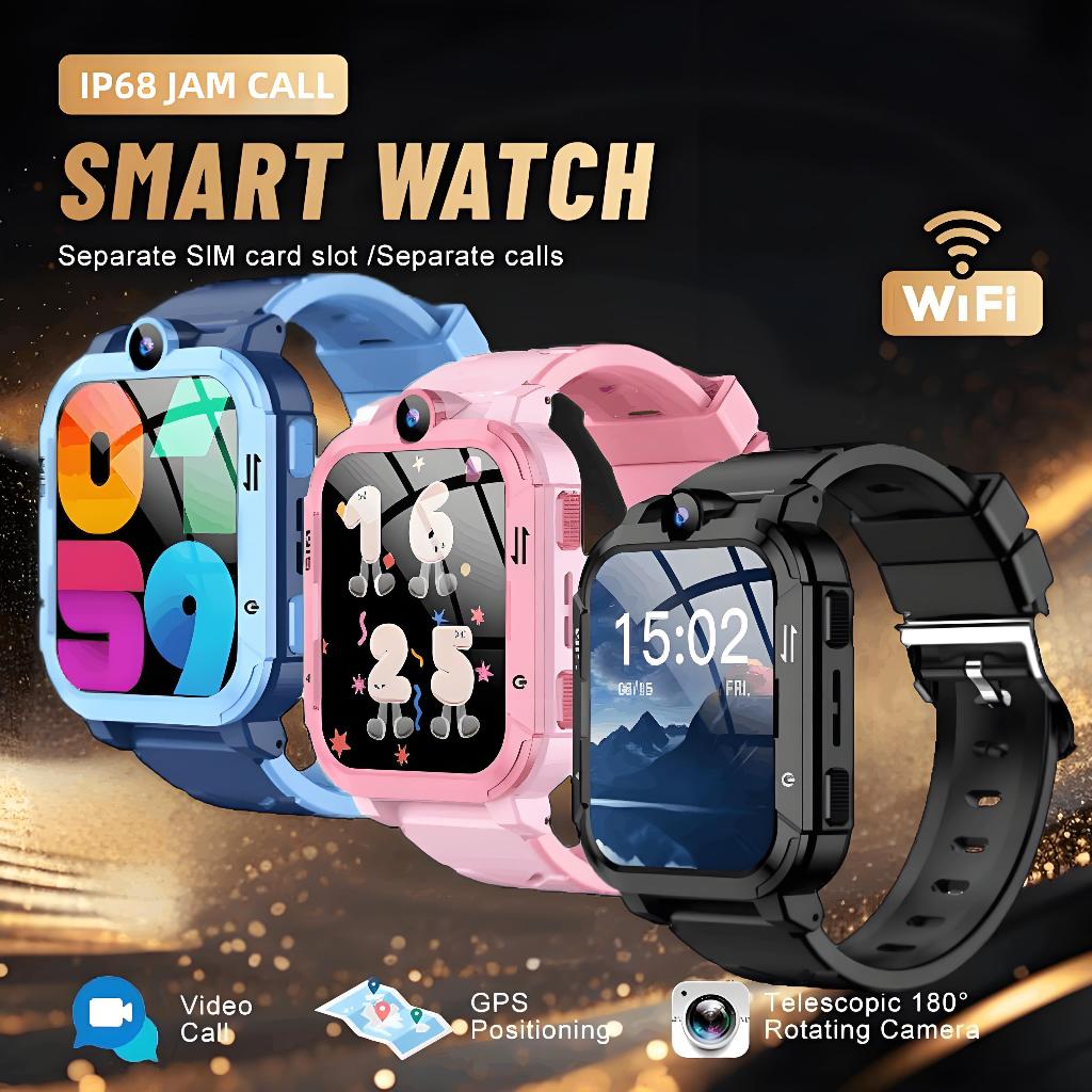 Jual 【Ready Stock】IP68 Jam tangan Smartwatch anak Anti Air Jam tangan ...