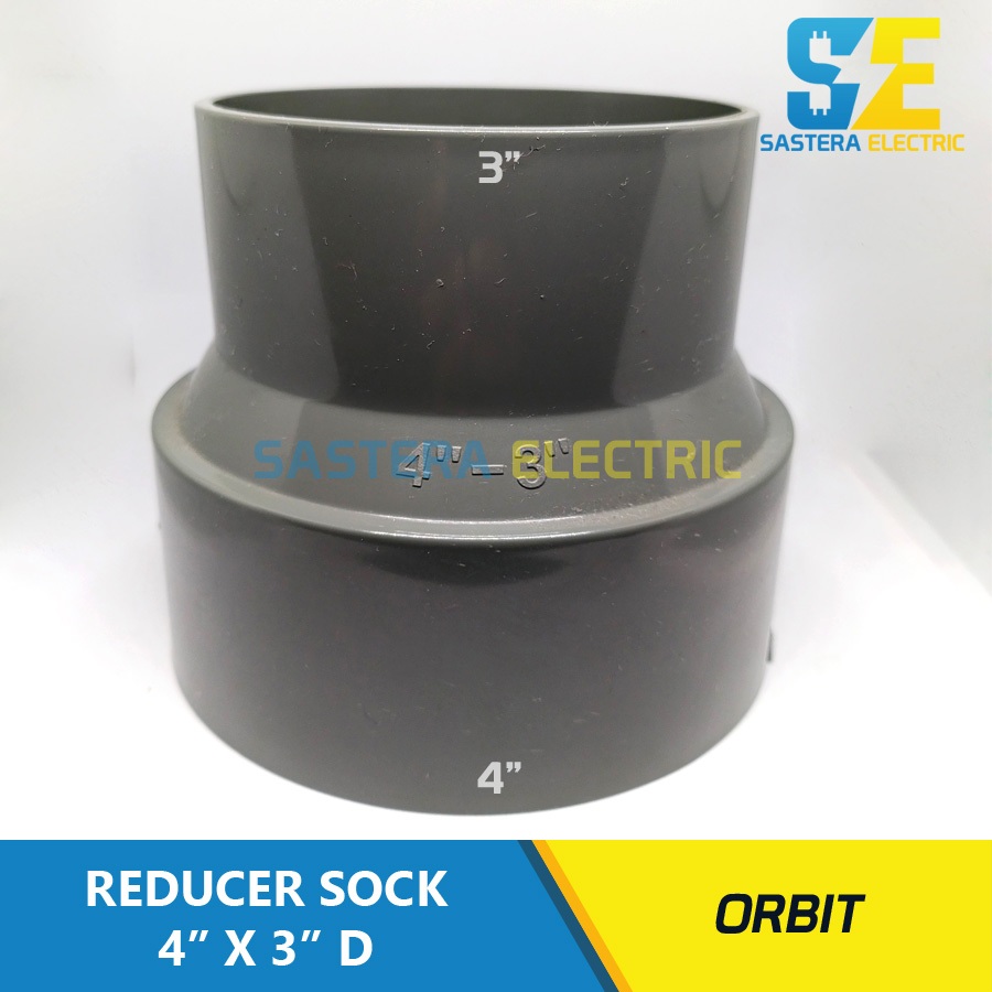 Jual Vlok Sock 4 x 3" inch PVC Orbit / Reducer Sock 4 x 3" inch D ...