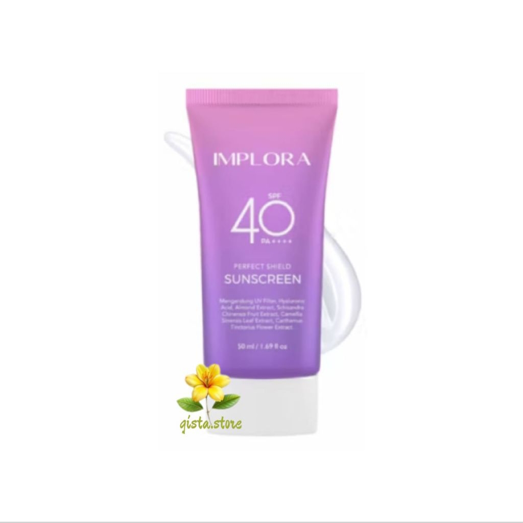 Jual IMPLORA - Perfect Shield Sunscreen SPF40 PA++++ 50ml | Shopee ...