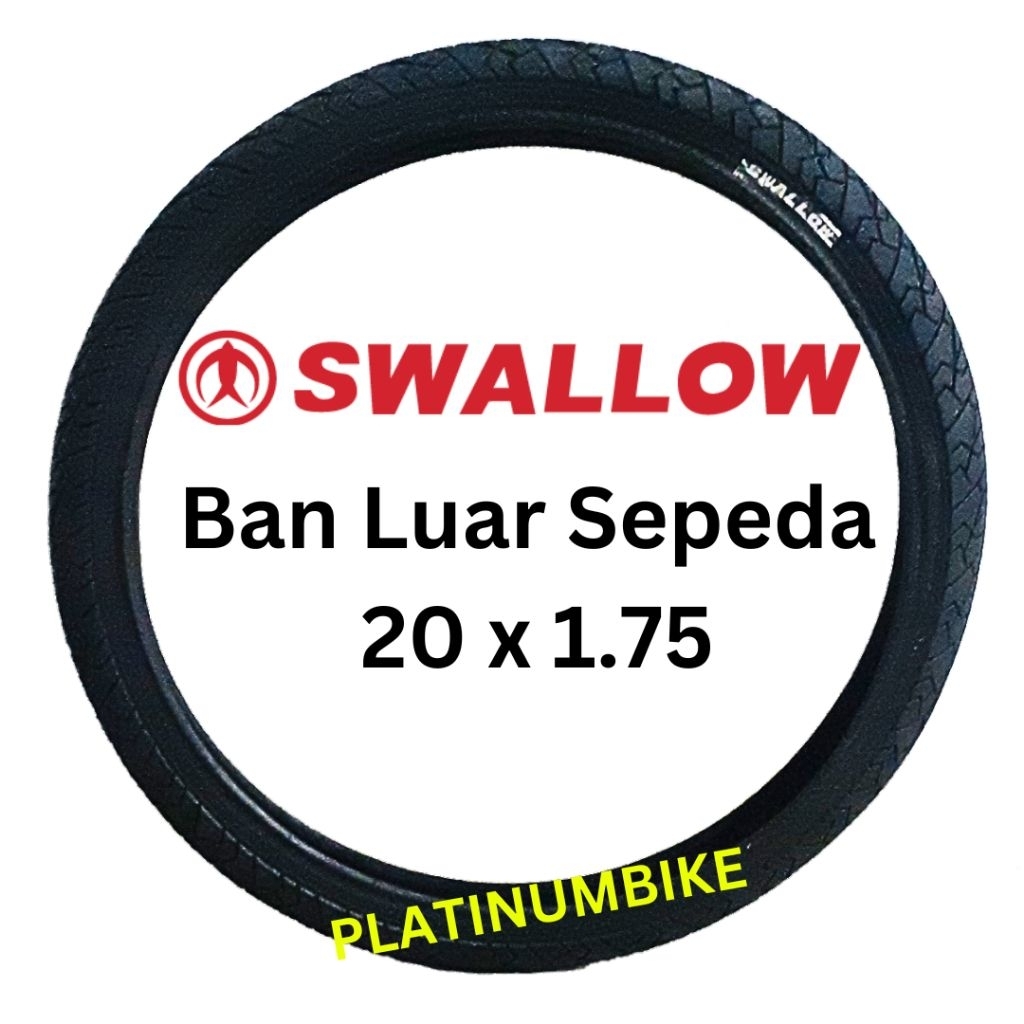 Jual Ban Luar SWALLOW 20 x 1.75 Untuk Sepeda BMX MINI CTB Lipat | Shopee Indonesia