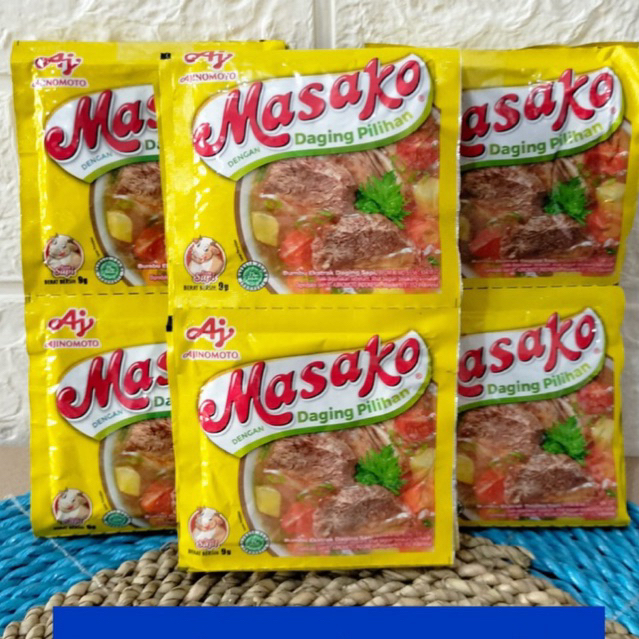 Jual 72 Sachet/6 renceng MASAKO SAPI/MASAKO AYAM RENCENG Penyadap Rasa ...