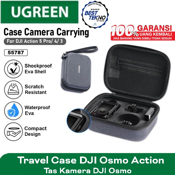 Jual Ugreen Tas Kamera DJI OSMO Action Pro Hard Case Bag Waterproof ...