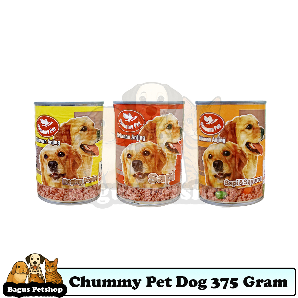 Jual CHUMMY PET Dog Food Lamb/Beef 375 Gram | Chummy Pet Makanan Anjing ...
