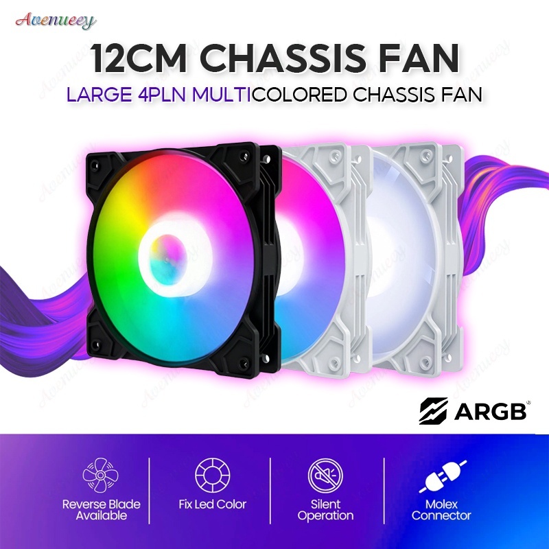 Jual 12cm Single RGB Fan Case / CPU Fan Cooling Processor / Fan Casing ...