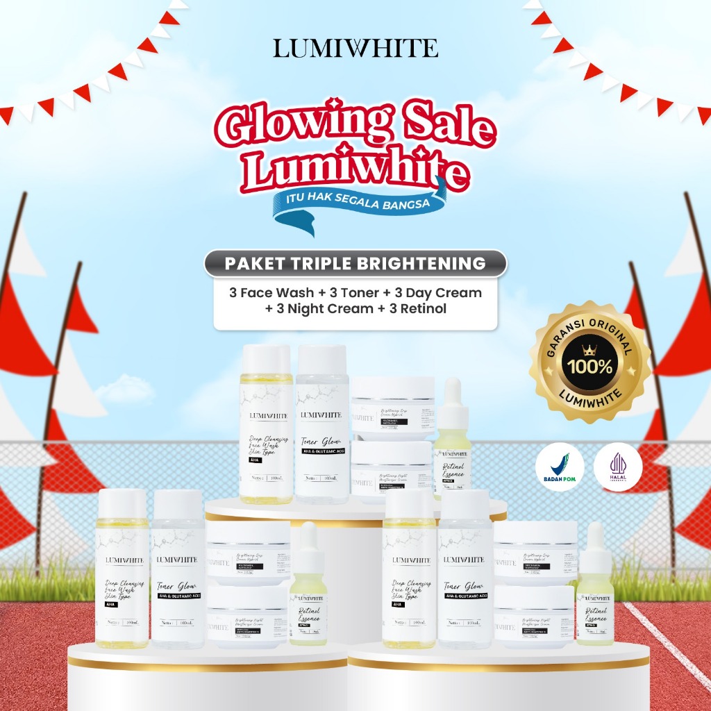 Jual LUMIWHITE - BUNDLING 3 Paket Brightening Lengkap | Shopee Indonesia