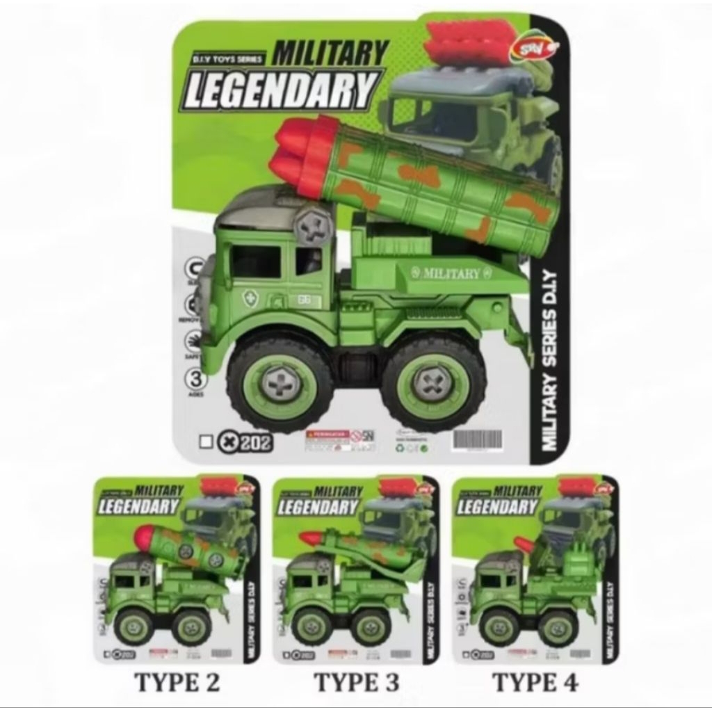 Jual [CSS] MAINAN DIY MOBIL TRUCK ISI 1| MAINAN EDUKASI DIY TRUCK X202 ...