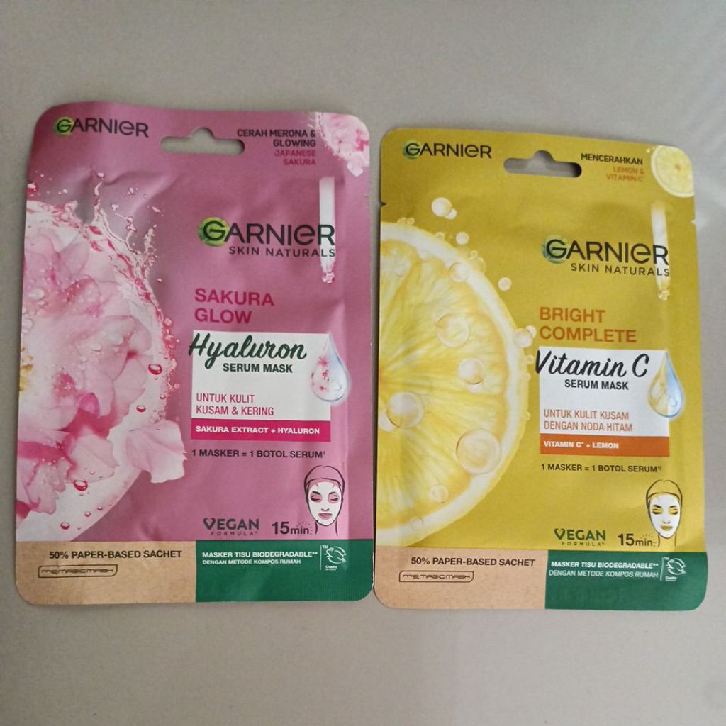 Jual Masker Serum Garnier 28g | Shopee Indonesia