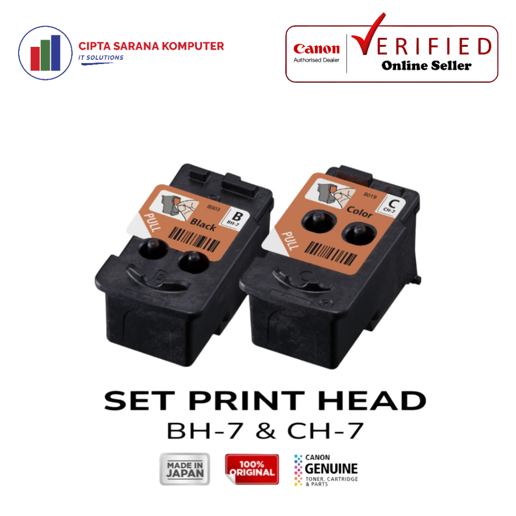Jual Print Head Ink Cartridge Canon BH-7 BH7 & CH-7 CH7 Original for ...