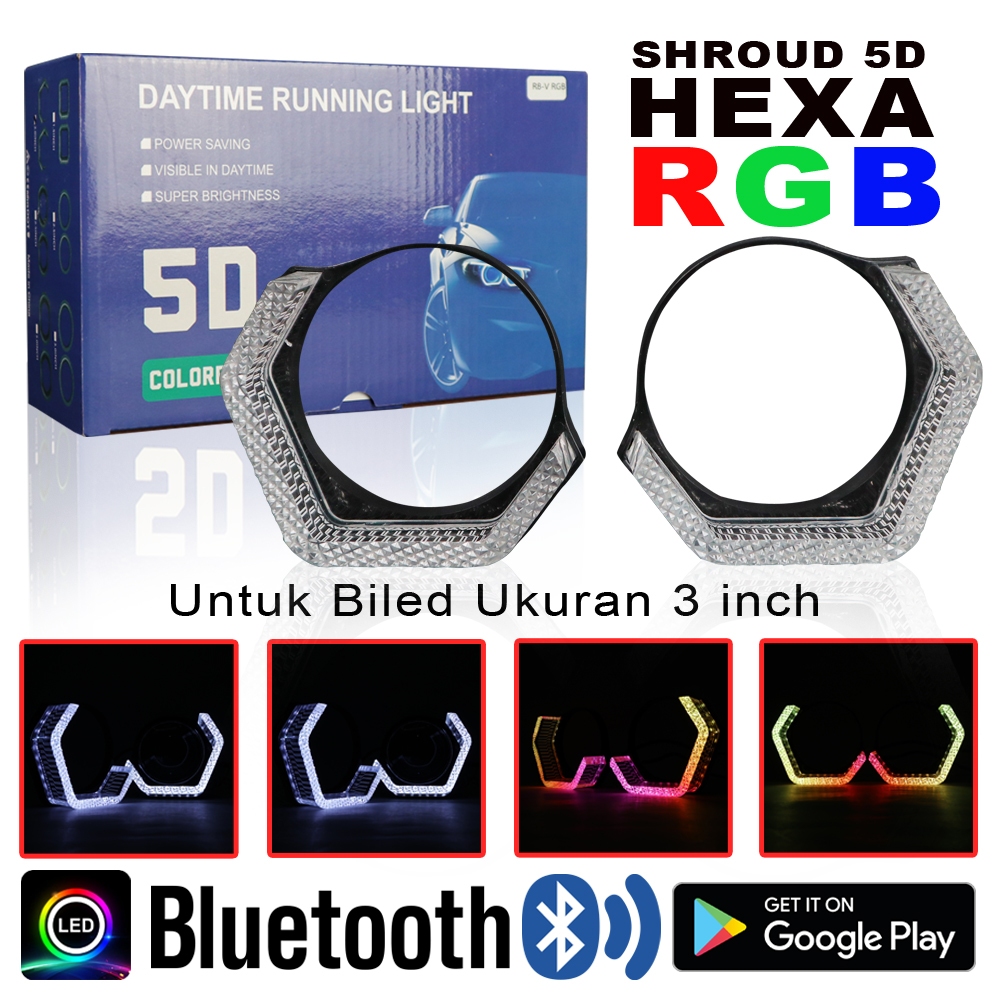 Jual Shroud 5D Matrix Hexa RGB - 3.0 inch 5D Shroud Case RGB Matrix ...