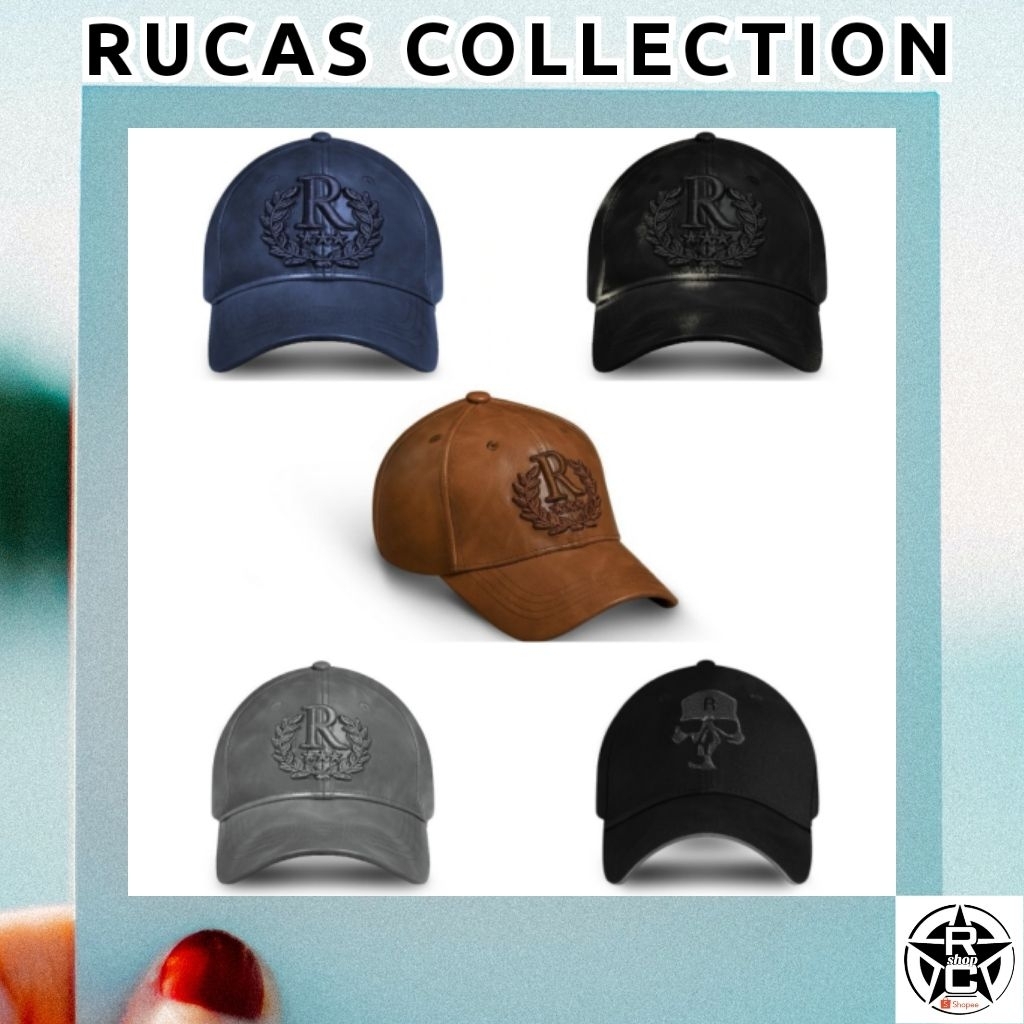 Jual [ORIGINAL 100%] RUCAS CROWN BLUE LEATHER CAP / RUCAS CROWN PAINT ...