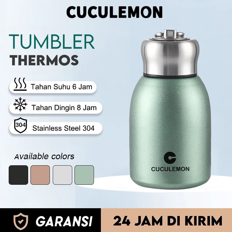 Jual CucuLemon Botol minum Stainless Steel Tumbler Mini Portable 300ML ...