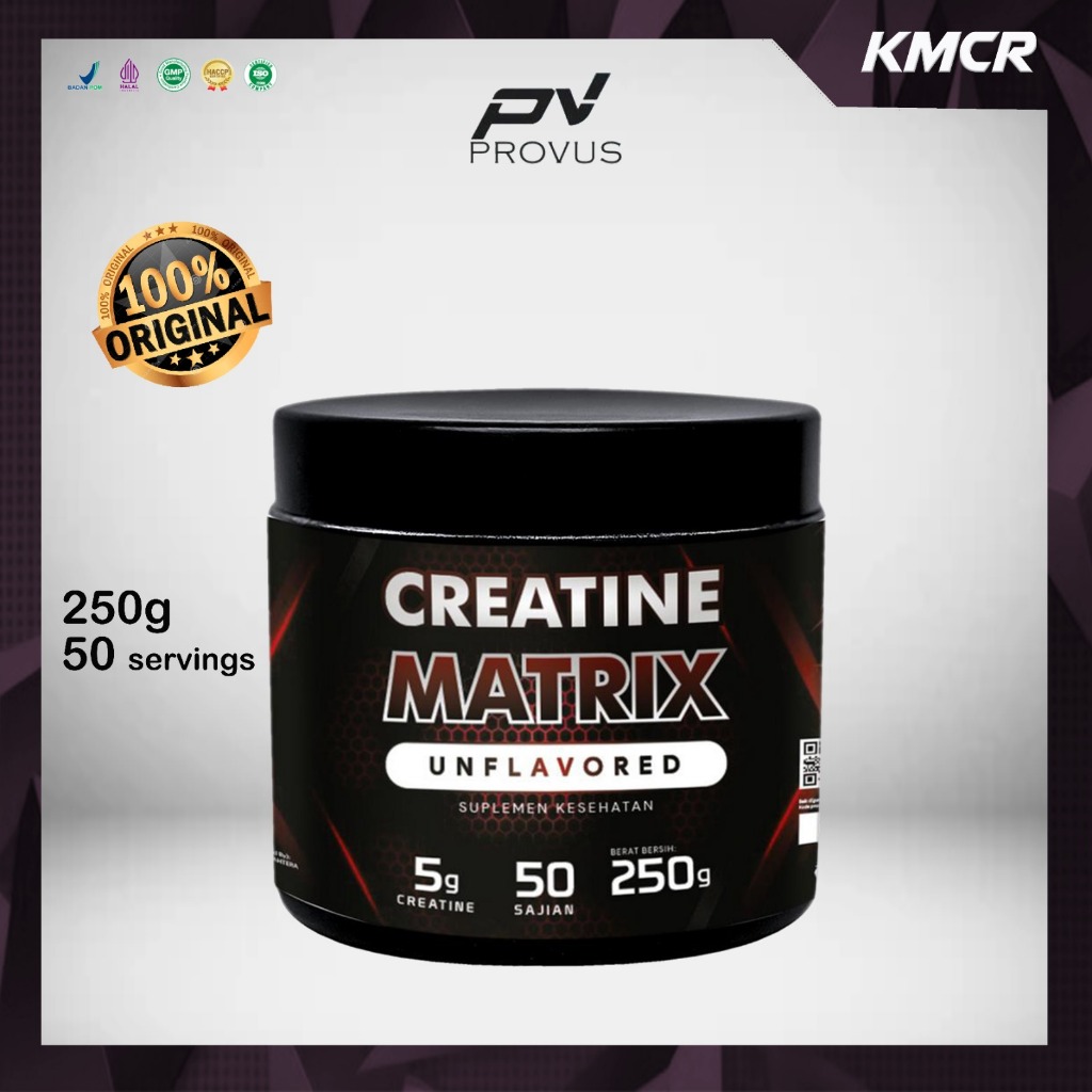 Jual PROVUS CREATINE MATRIX 250gr MONOHYDRATE CREATIN - KMCR | Shopee ...