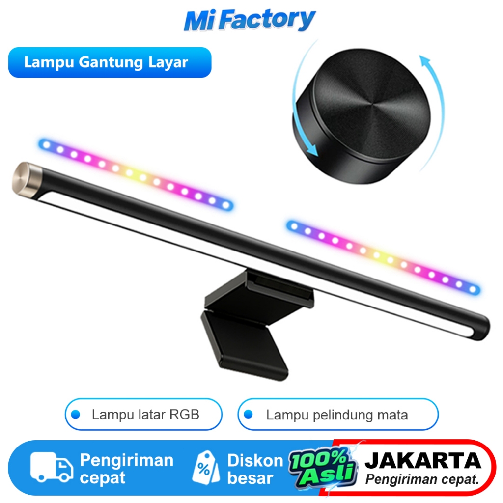 Jual LYMAX Lampu Gantung Layar G1 & G1 Plus, Lampu RGB Gaming dengan ...