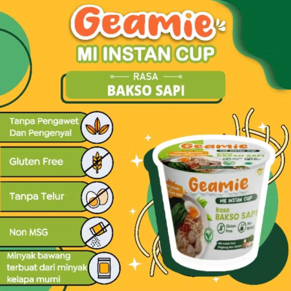 Jual MIE CUP GLUTEN FREE & NON MSG | MIE SEHAT | Shopee Indonesia