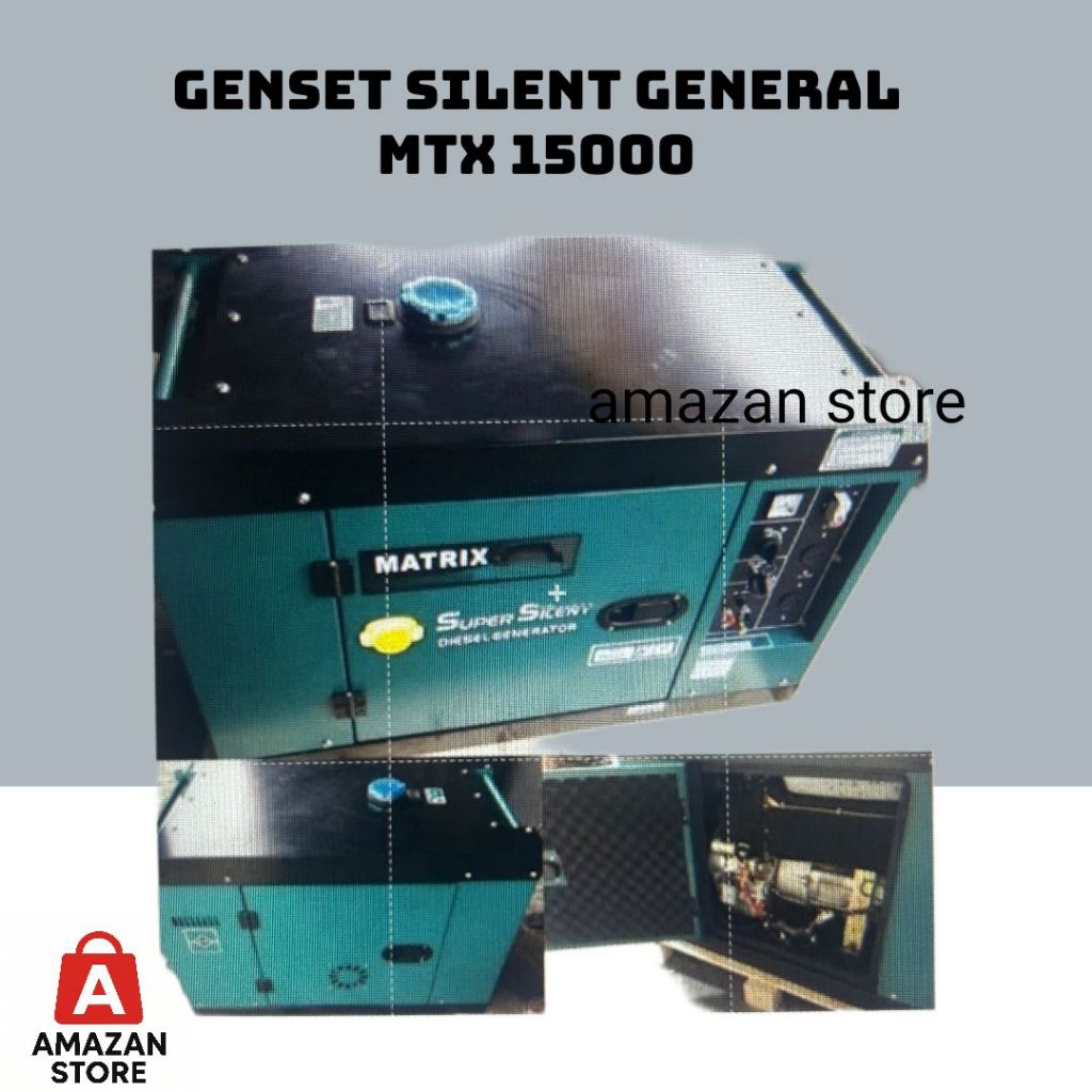 Jual Mesin Genset Matrix Silent Diesel/Solar 1000watt - Genset Matrix ...