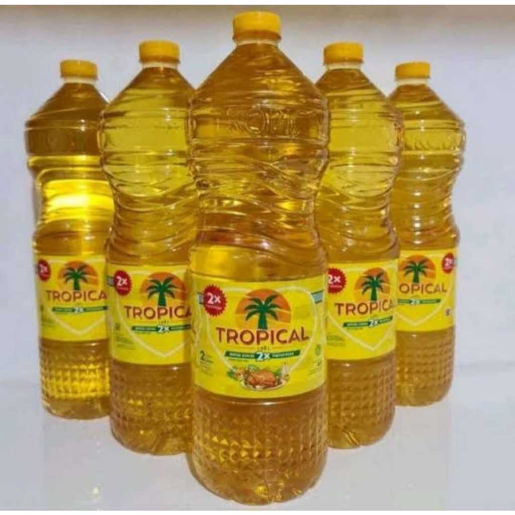 Jual minyak goreng tropical botol 2 liter 1 dus | Shopee Indonesia