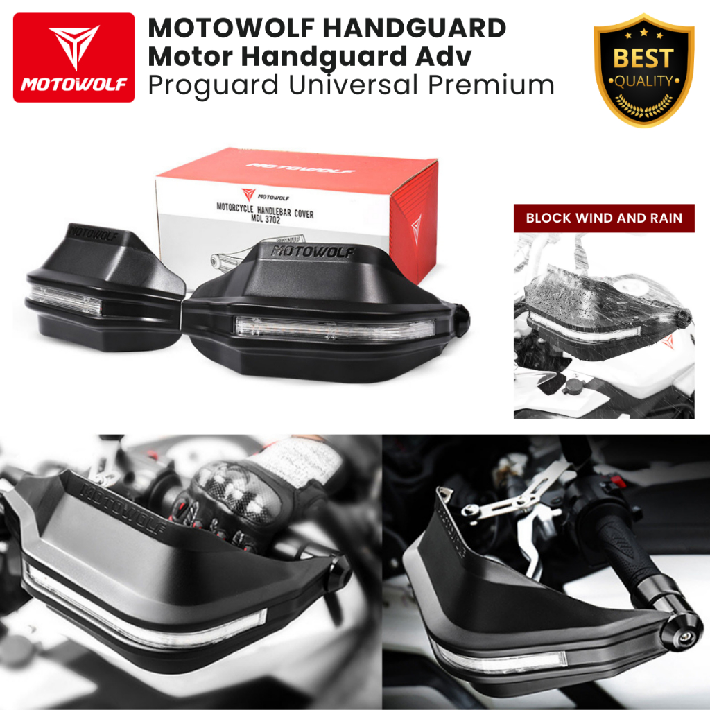 Jual Motowolf Handguard Motor Universal Proguard Pelindung Stang Motor ...