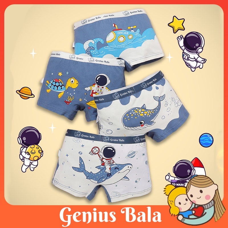 Jual Genius Bala (2-10 Tahun)Katun Murni CD Anak Laki Laki Celana Dalam ...