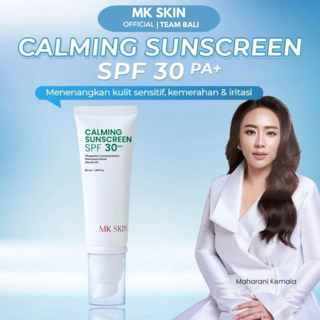 Jual MK SKIN SUNSCREEN CALMING SPF 30 PA+++ & SUNSCREEN SPF 50 PA ...