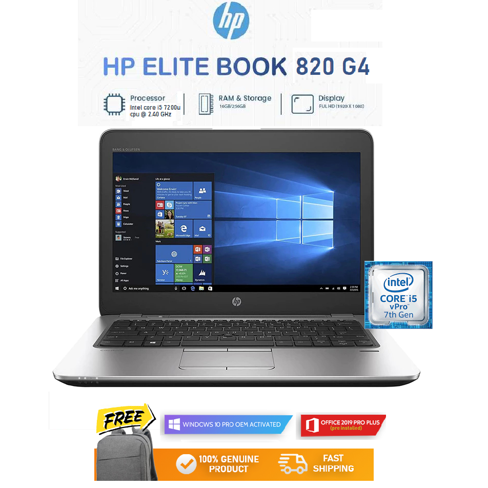 Jual Laptop HP Elitebook 820 G4 i7 GEN 7 RAM 16GB/512SSD UP TO 1TB ...