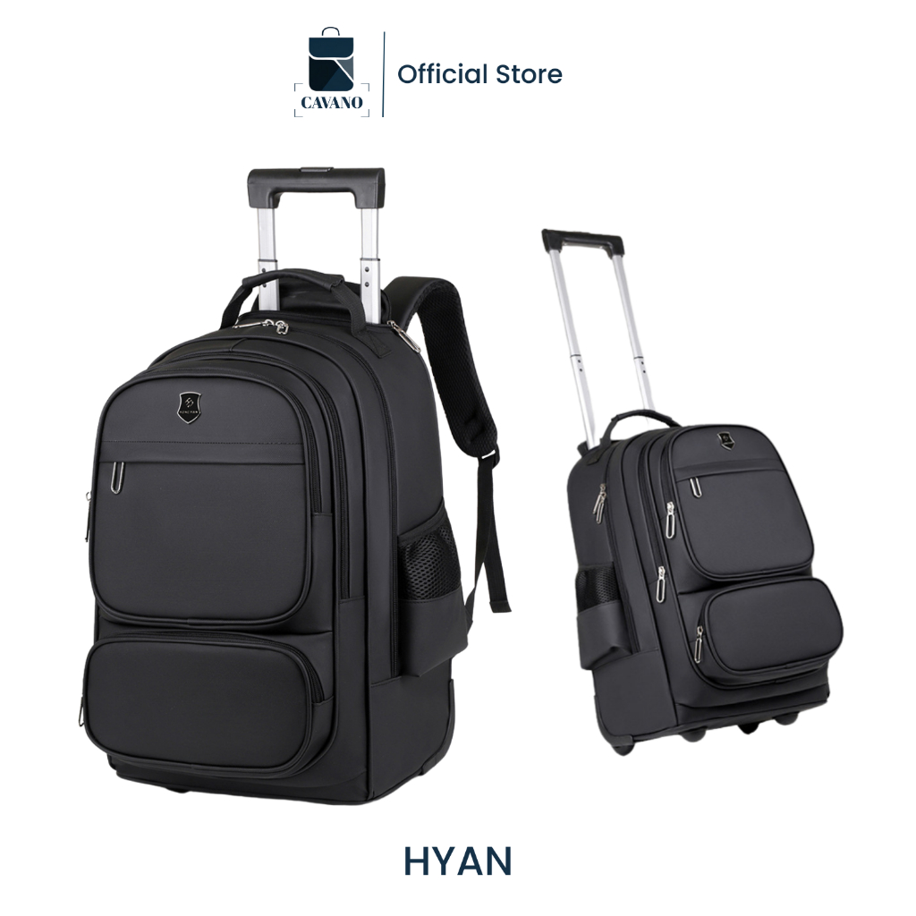 Jual CAVANO HYAN Koper Tas Ransel Pria Roda Trolley Travel Waterproof ...