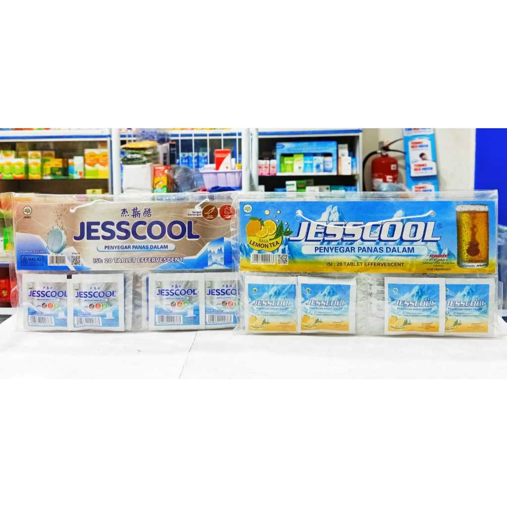 Jual JESSCOOL (1 PACK @20 TABLET EFFERVESCENT) - MEREDAKAN PANAS DALAM ...