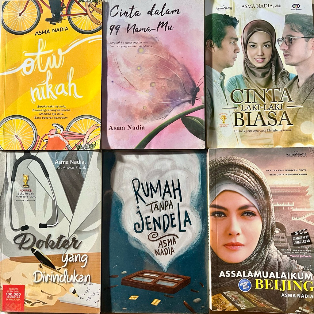Jual Original•Novel Karya Asma Nadia | Shopee Indonesia