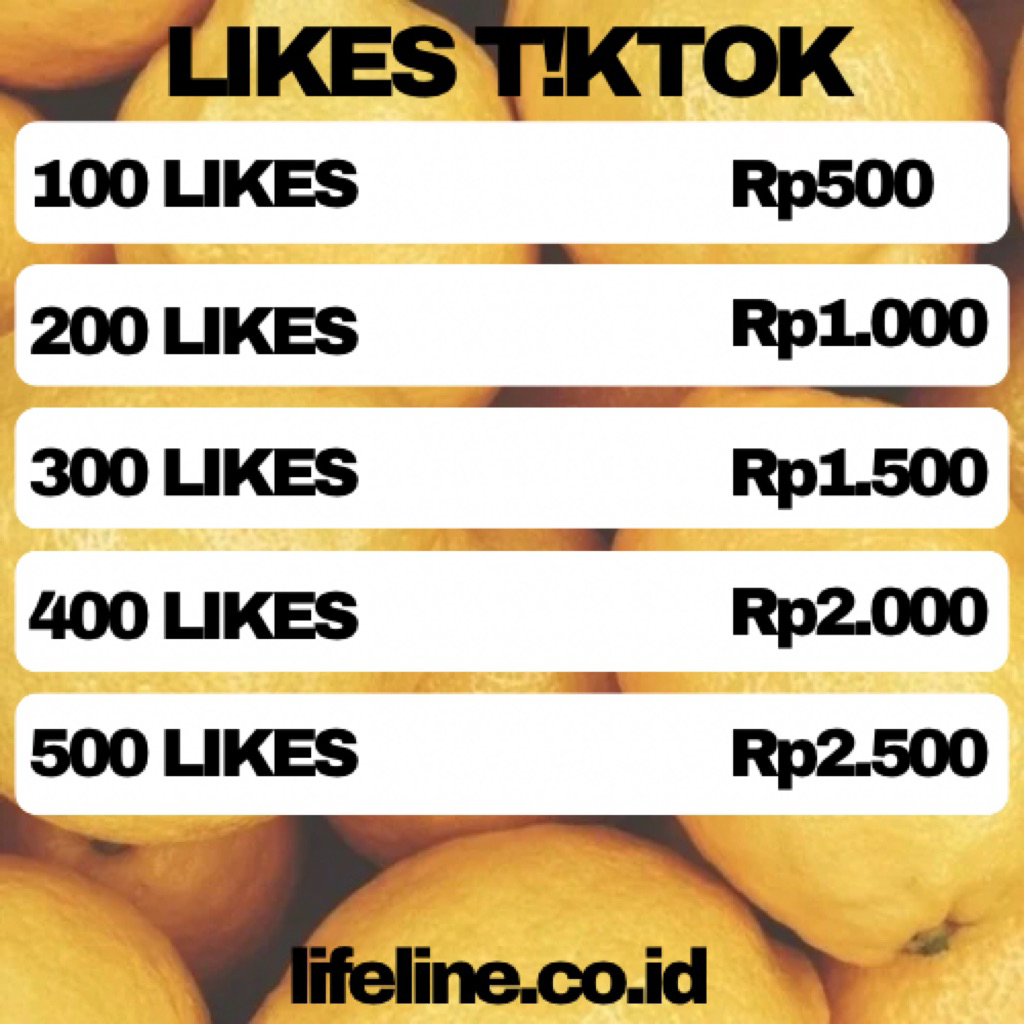 Jual Tik Tok Like High Quality Tercepat | Tiktok Likes Permanen Bergaransi | Permanen Indonesia ...